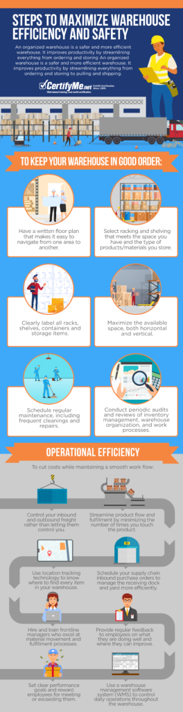 How to Organize Your Warehouse for Efficiency and Safety | Certifyme.net