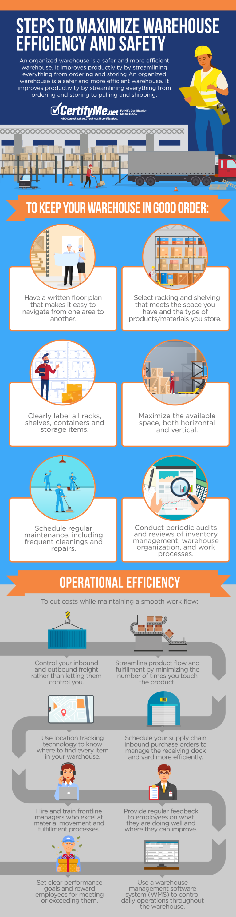 How to Organize Your Warehouse for Efficiency and Safety | Certifyme.net